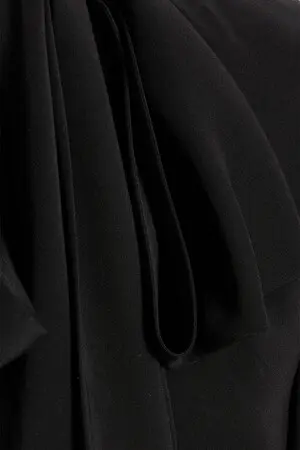 Helmut Lang Silk Crepe De Chine Dress - Black