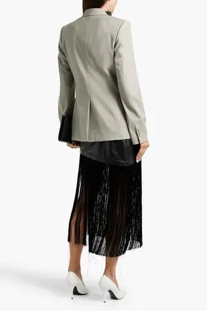 Helmut Lang Wool Blazer - Stone