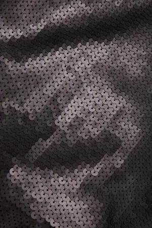 Rick Owens One-sleeve Sequined Denim Top