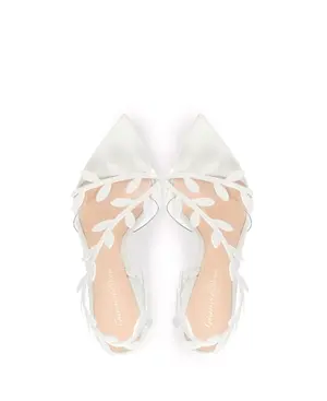 GIANVITO ROSSI Flavia Strappy Sandals - White Nappa Leather