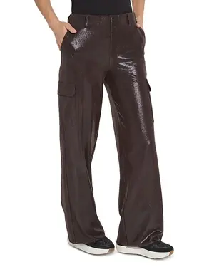 Lyssé Callie Foil Faux Suede Pants