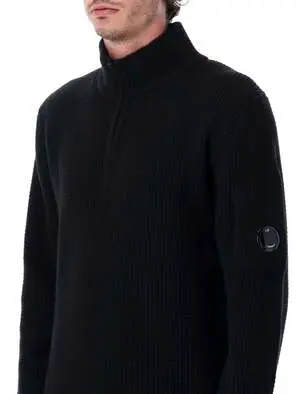 C.P. COMPANY Quarter Zip Sweater