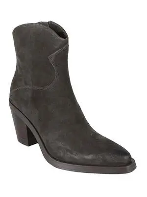 Ash Ankle Boots - Velours Bistro