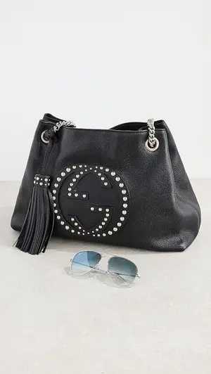 Shopbop Gucci Soho Calfskin Leather Shoulder Bag