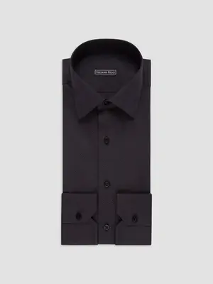 Stefano Ricci Cotton Asti Shirt - Black