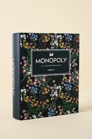 Anthropologie Floral Bookshelf Game