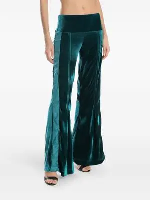 AMIR SLAMA Velvet Flared Trousers