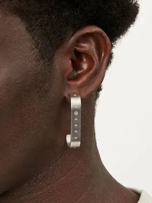 MAISON MARGIELA Numbers-motif Matte-finish Earrings