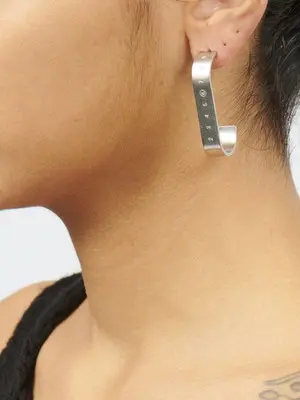 MAISON MARGIELA Numbers-motif Matte-finish Earrings