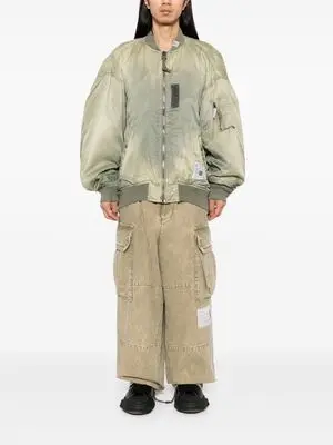 Mihara Yasuhiro Aged Flight Jacket - Neutrals