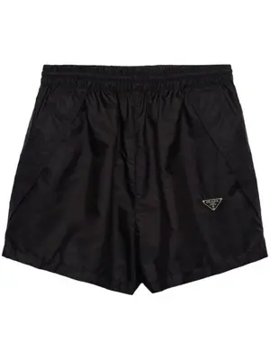Prada Triangle-logo Shorts