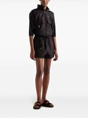 Prada Triangle-logo Shorts