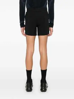 Y3 Perforated-design Shorts - Black