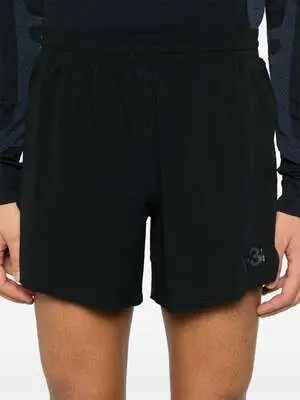 Y3 Perforated-design Shorts - Black