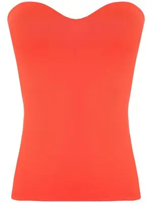 AMIR SLAMA Strapless Top - Orange
