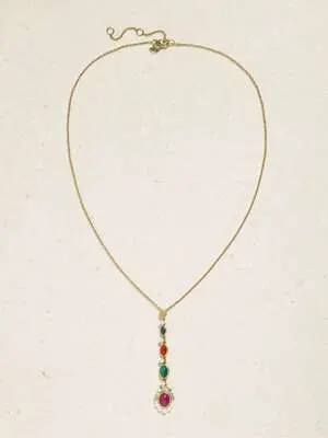 AMRAPALI LONDON Navratna Multi-stone Necklace