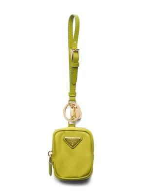 Prada Mini Re-edition 1978 Pouch With Keychain - Green
