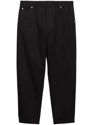 Prada Triangle Logo Tapered Trousers