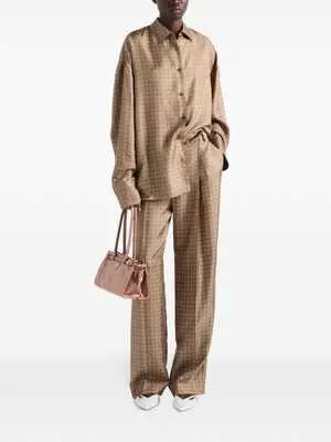 Prada High-waisted Twill Pants