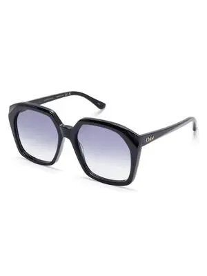 Chloé Square-frame Sunglasses - Black
