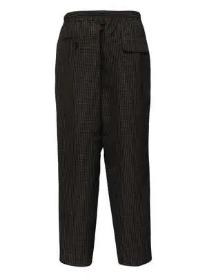 UNDERCOVERISM Windowpane Pattern Cropped Trousers