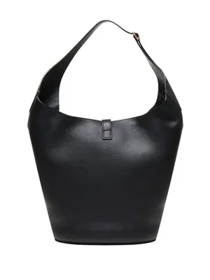 Saint Laurent Le 5 À 7 Leather Shoulder Bag - Black
