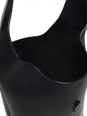 Saint Laurent Le 5 À 7 Leather Shoulder Bag - Black