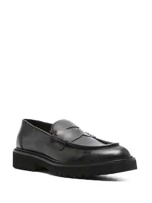DOUCAL'S Leather Penny Loafers