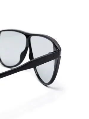 Saint Laurent Gaspar Pilot-frame Sunglasses - Black