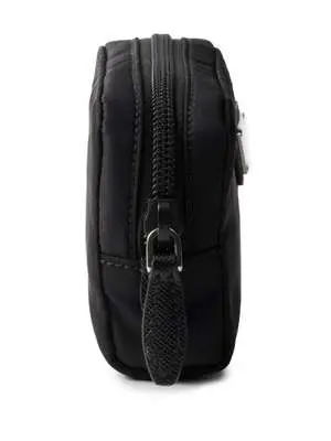 Prada Triangle-logo Pouch - Black