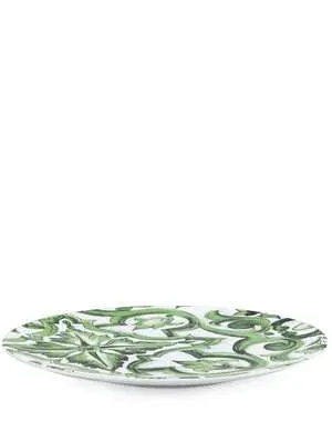 Dolce & Gabbana Archive-print Charger Plate - Green