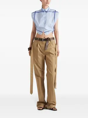 Prada Cotton Twill Trousers