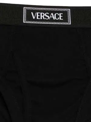 Versace 90s Logo Briefs - Black