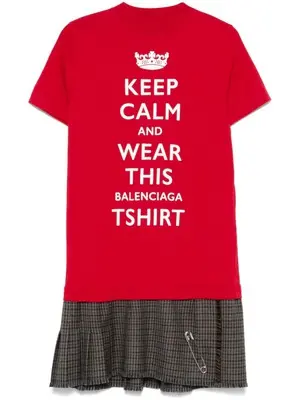 Balenciaga Keep Calm Midi Dress