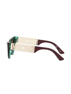 Moschino Logo-plaque Sunglasses