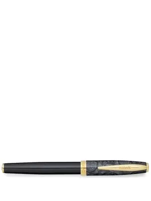 Versace Barocco-print Roller Pen - Black
