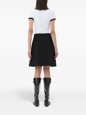 GANNI Tailored Twill Midi Skirt