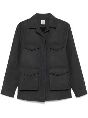 TOTEME Felted Cargo Jacket - Grey