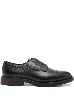 DOUCAL'S Leather Derby Shoes - Brown