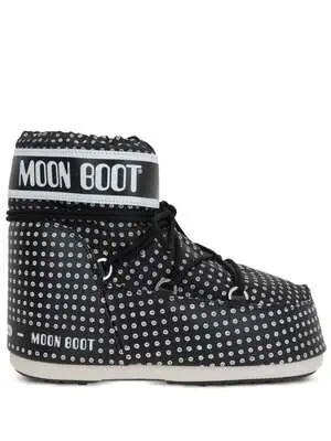 Moon Boot Logo-print Snow Boots - Black