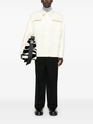 JIL SANDER Felted Shirt - Neutrals