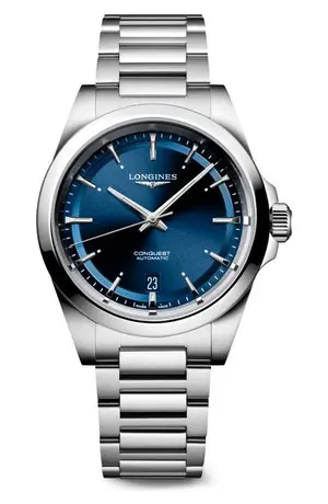 LONGINES Conquest Automatic Bracelet Watch - Blue
