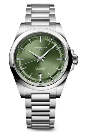 LONGINES Conquest Automatic Bracelet Watch - Green