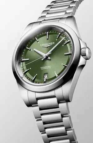 LONGINES Conquest Automatic Bracelet Watch - Green