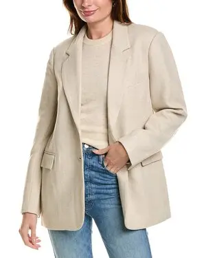 Astr The Label Astr The Label Rachel Wool-Blend Blazer - Brown