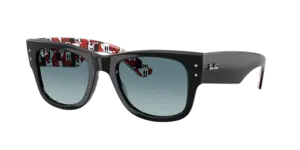 Ray-ban Mega Wayfarer Disney Mickey & Minnie Mouse Sunglasses - Blue Gradient Grey