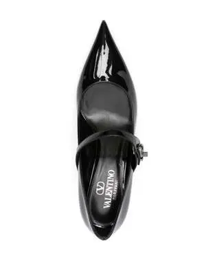Valentino Garavani 50mm Vlogo Locker Mary-jane Pumps