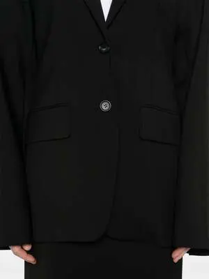 Sportmax Virgin Wool Interlock Twill Blazer