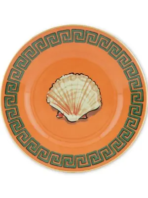 GINORI 1735 Il Viaggio Di Neptuno Bread Plate - Orange
