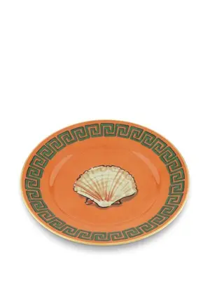 GINORI 1735 Il Viaggio Di Neptuno Bread Plate - Orange